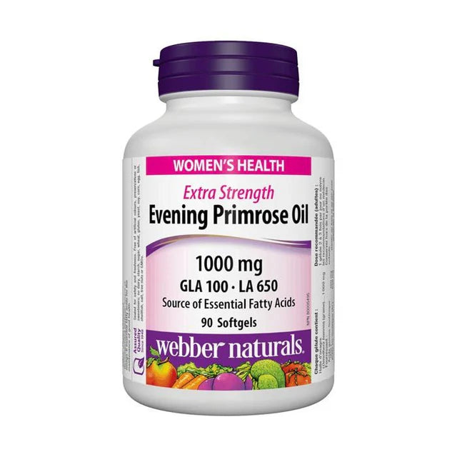 Webber Naturals Evening Primrose Oil Capsule 1000 Mg 90 CAP | Kulud Pharmacy
