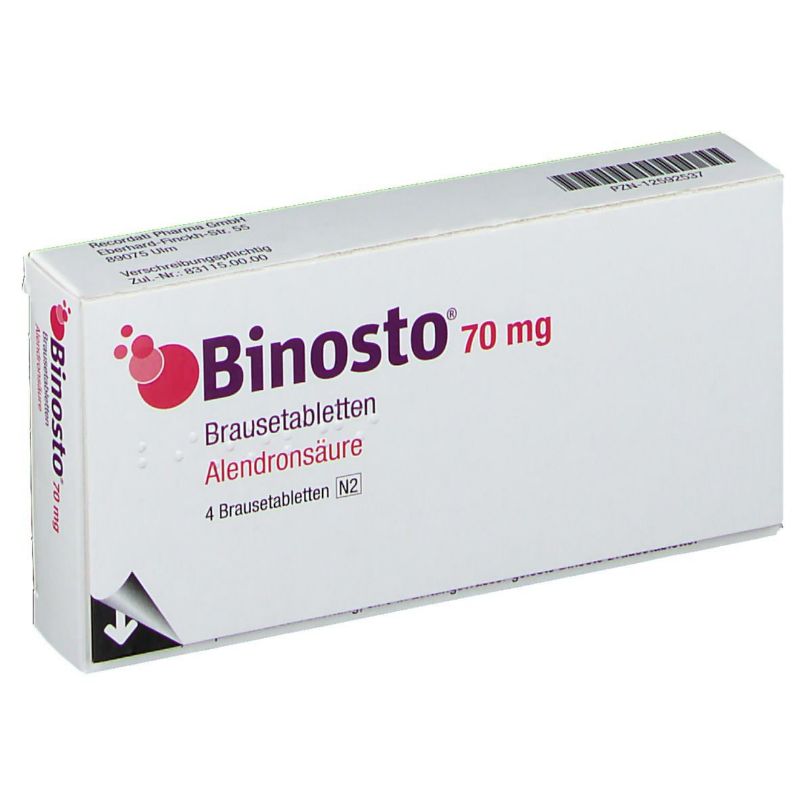 Binosto Effervescent Tablet 70 Mg 4 PC | Kulud Pharmacy