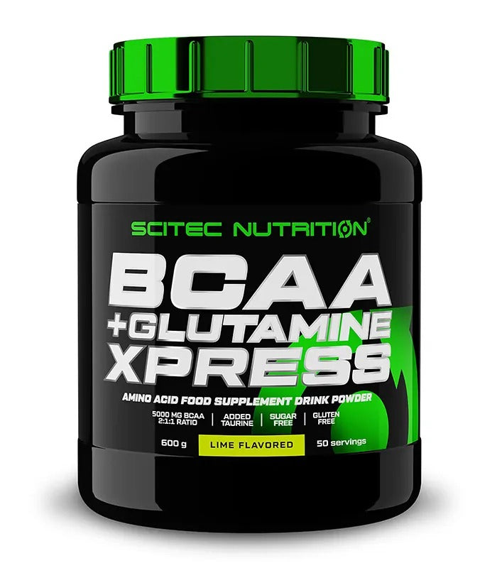 Scitec Nutrition bcaa + glutamine Xpress Lime Flavored 600Gm - Scitec | Kulud Pharmacy