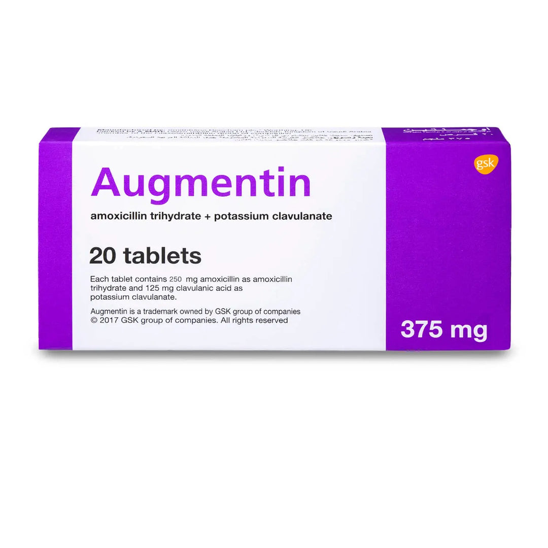 Augmentin Tablet 375 Mg 20 PC | Kulud Pharmacy