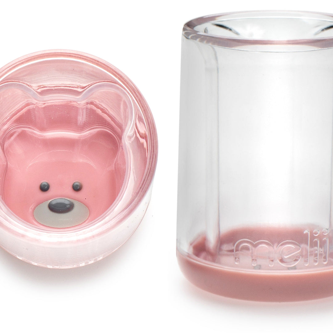 Melii Plastic Cup Pink Bear | Kulud Pharmacy