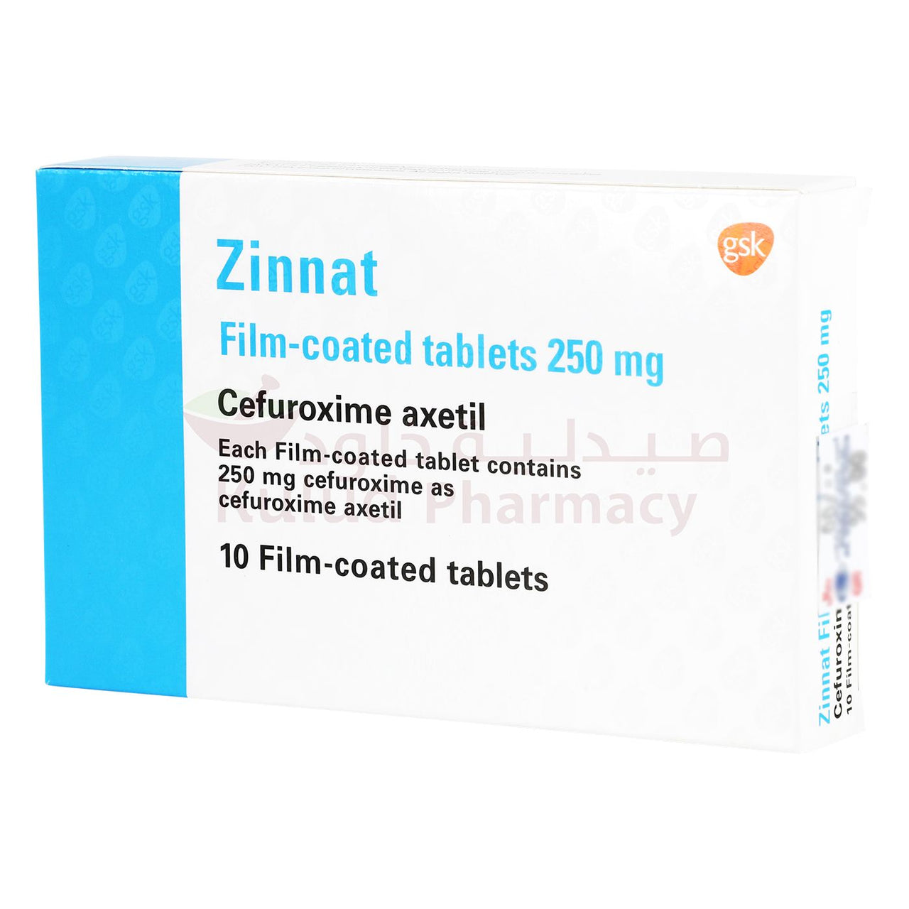 Zinnat Tablet 250 Mg 10 PC | Kulud Pharmacy