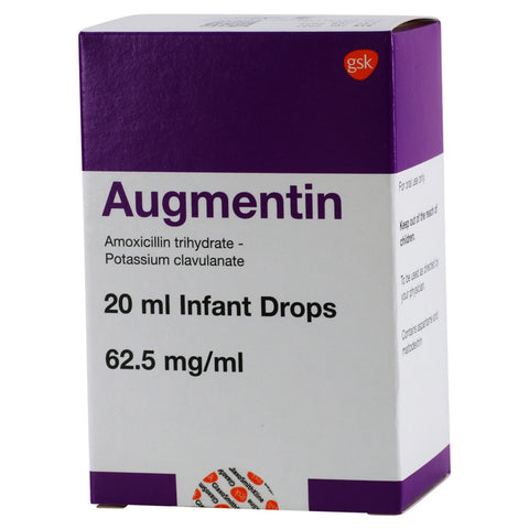 Augmentin Oral Drops 62.5 Mg 20 ML | Kulud Pharmacy