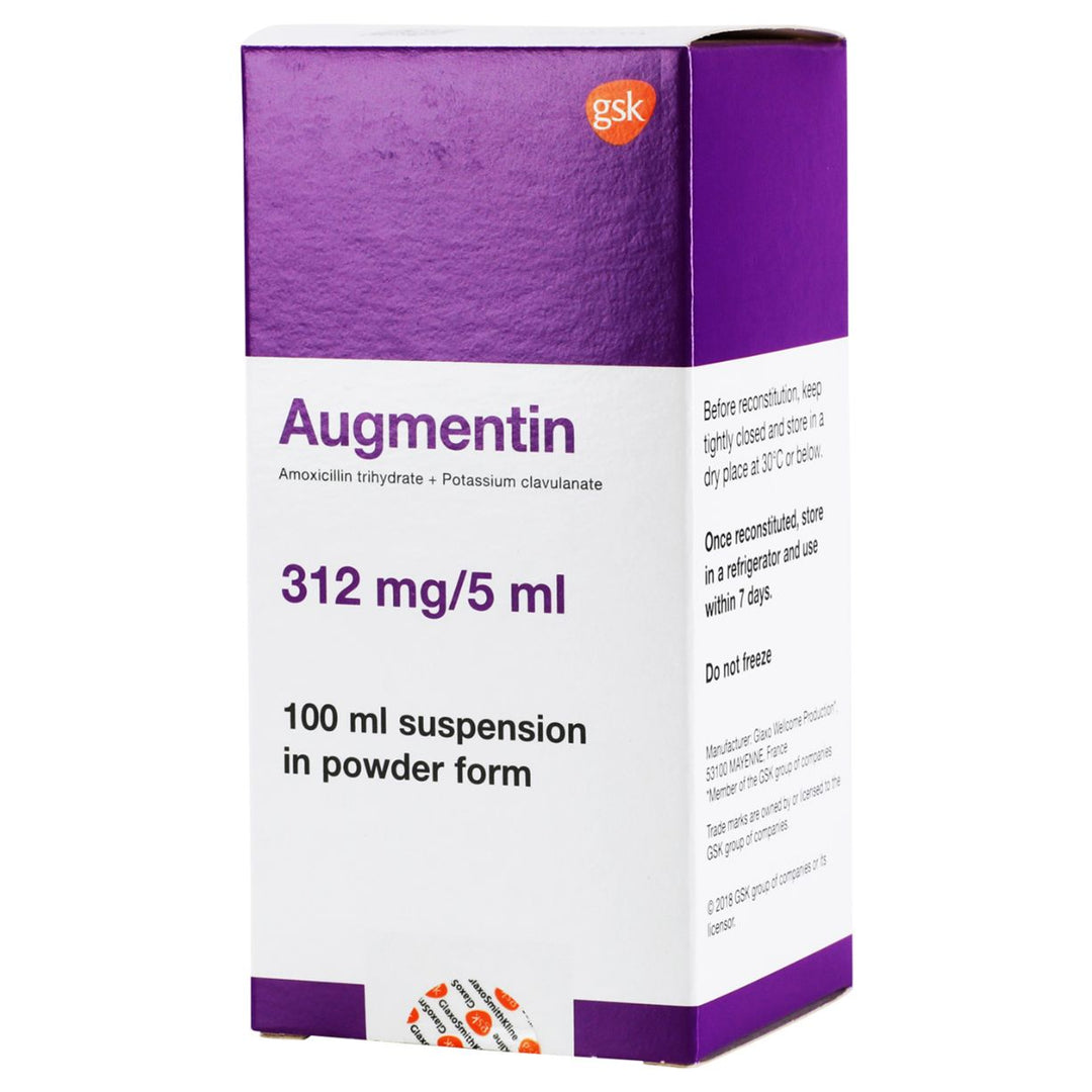 Augmentin Suspension 312 Mg 100 ML | Kulud Pharmacy