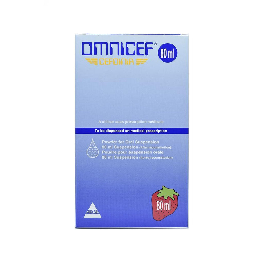 Omnicef Powder For Oral Suspension 125 Mg 80 ML | Kulud Pharmacy