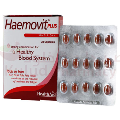 Ha Haemovit Plus Hard Capsule 30 PC | Kulud Pharmacy