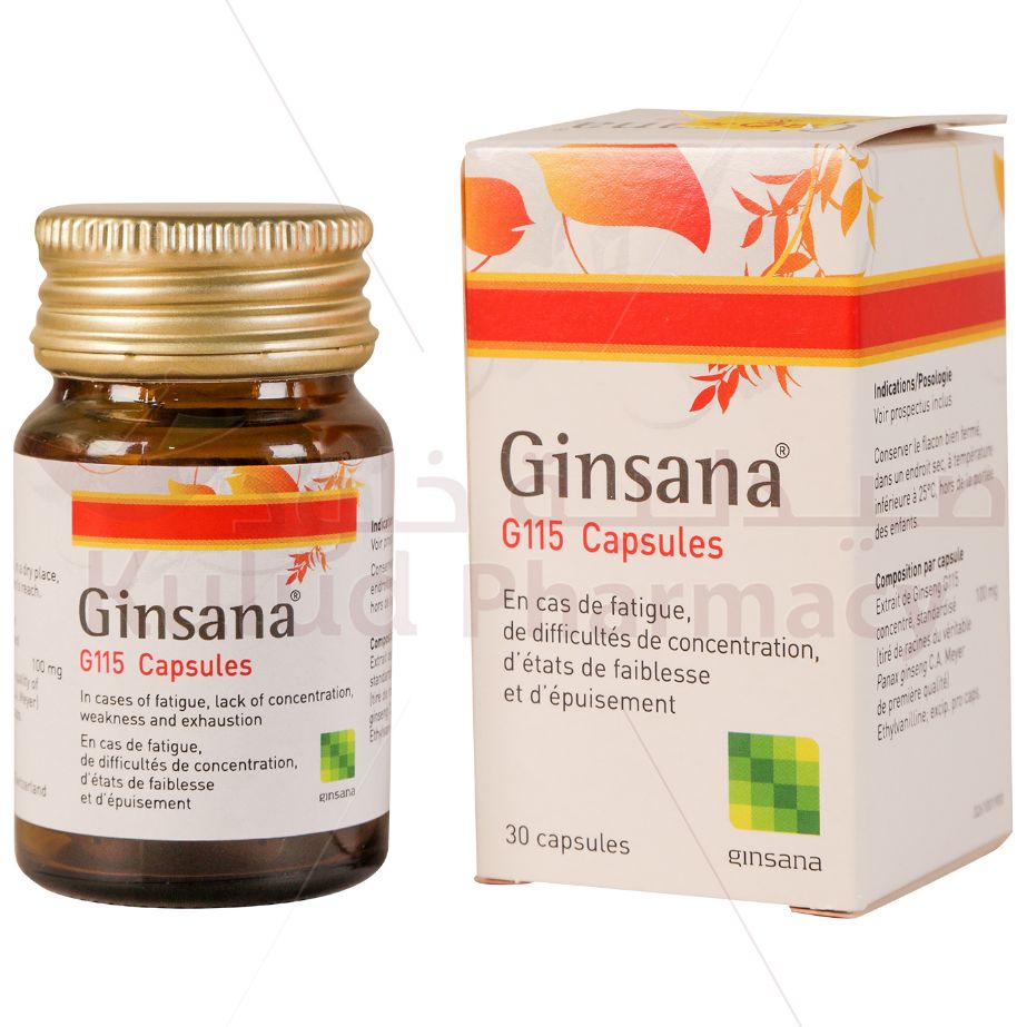 Ginsana Capsule 30 CAP | Kulud Pharmacy