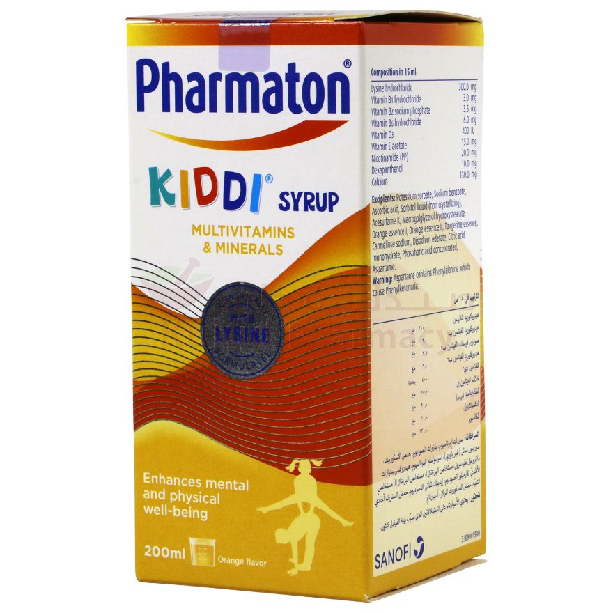 Pharmaton Kiddi Syrup 200 ML | Kulud Pharmacy