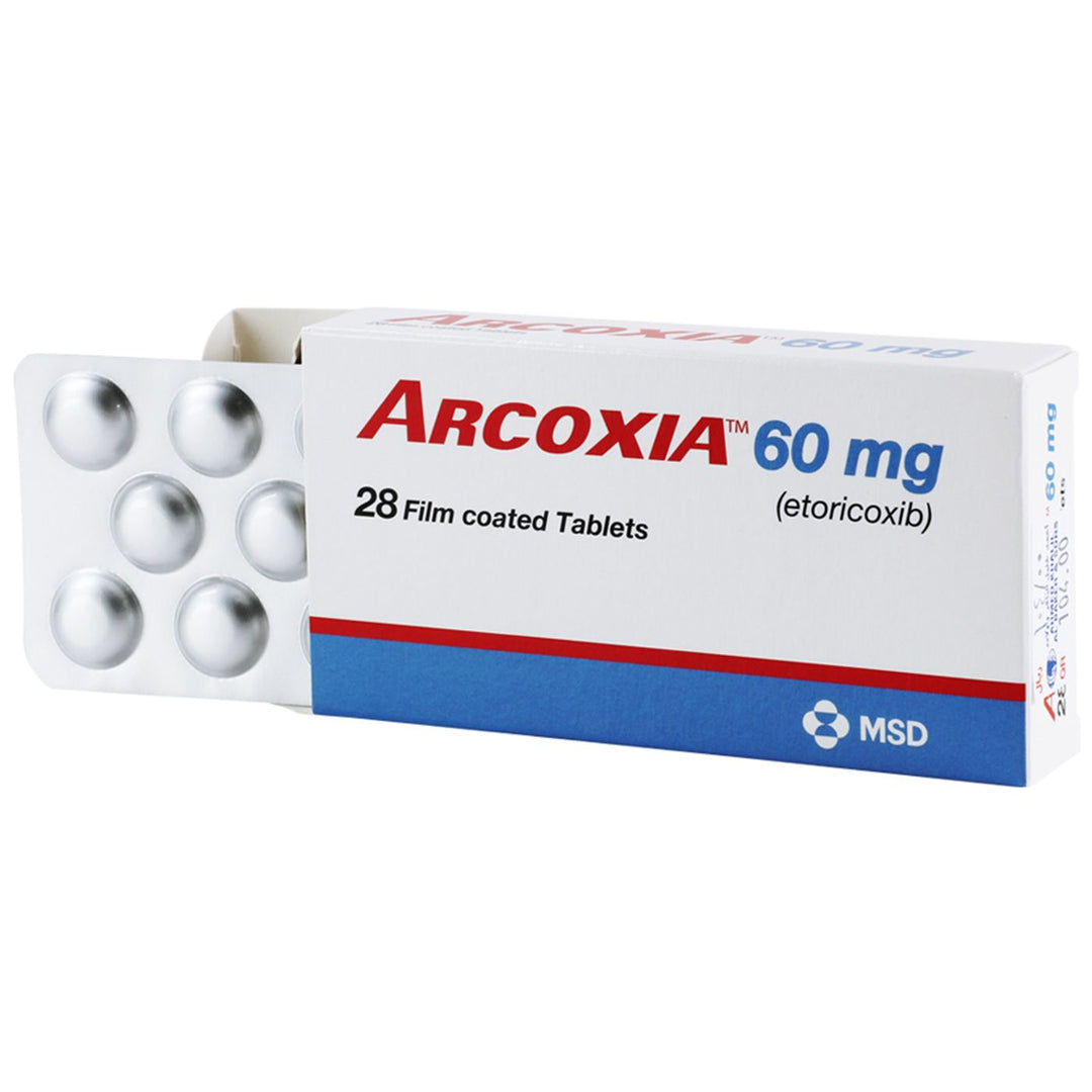 Arcoxia Tablet 60 Mg 28 PC | Kulud Pharmacy