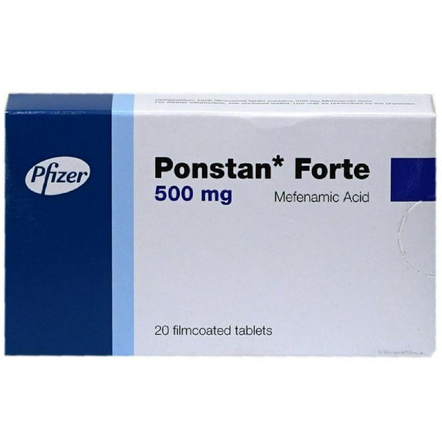 Ponstan Forte Tablet 500 Mg 20 PC | Kulud Pharmacy