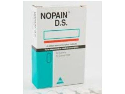Nopain Ds ,Analgesic, Antipyretic - 10 Tablets | Kulud Pharmacy