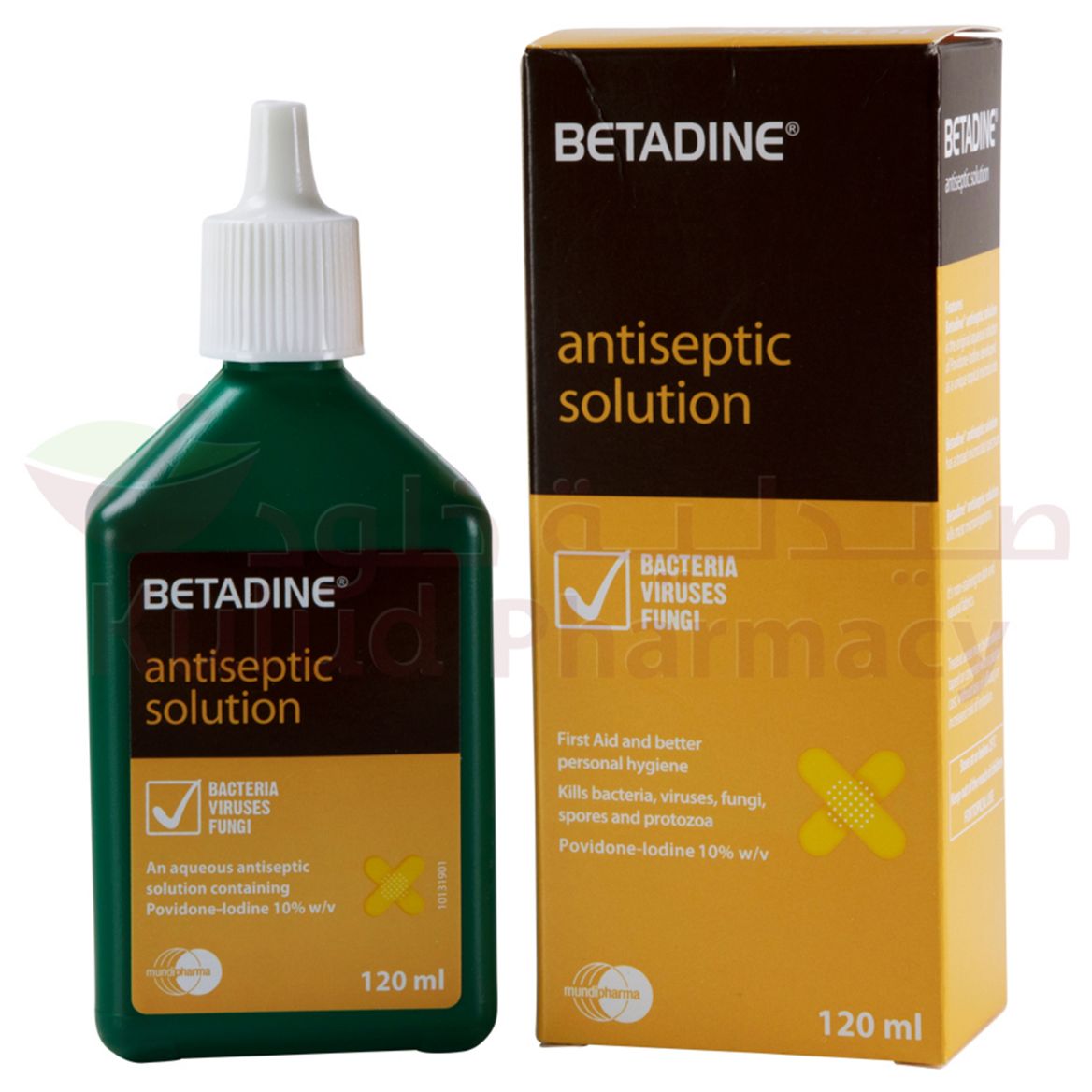 Betadine Antiseptic Solution 120 ML | Kulud Pharmacy