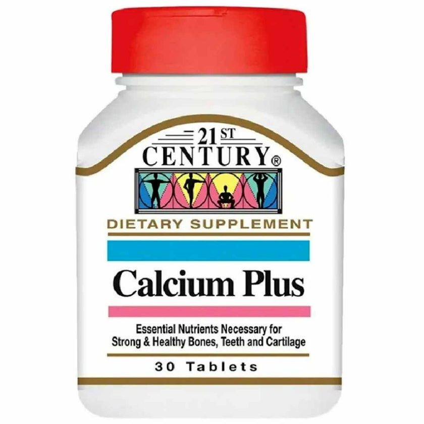 21St Century Calcium Plus Tablet 30 PC | Kulud Pharmacy