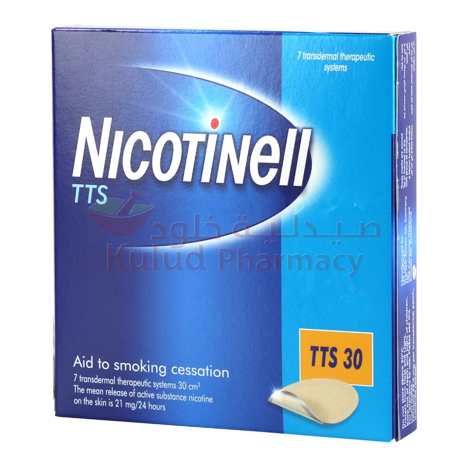 Nicotinell Tts 30 Transdermal Patch 7 PC – Kulud Pharmacy