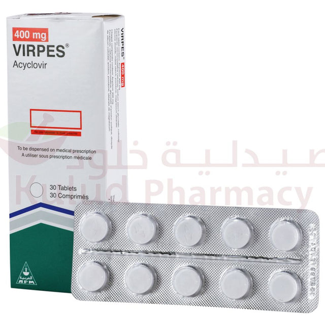 Virpes Tablet 400 Mg 30 PC | Kulud Pharmacy