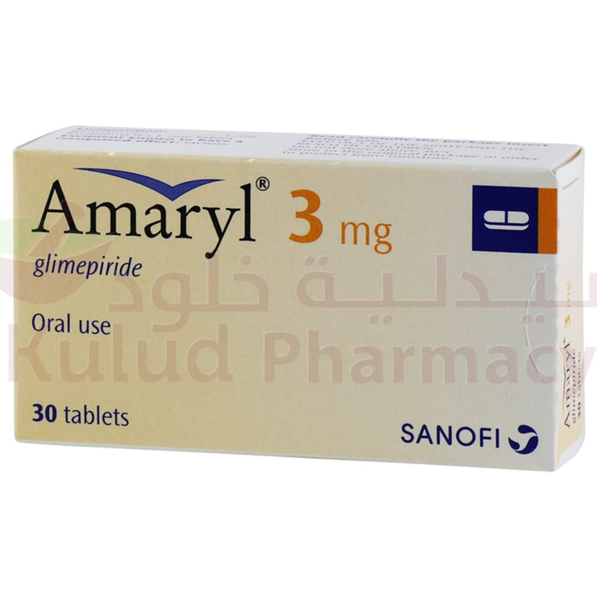 Amaryl Tablet 3 Mg 30 PC | Kulud Pharmacy