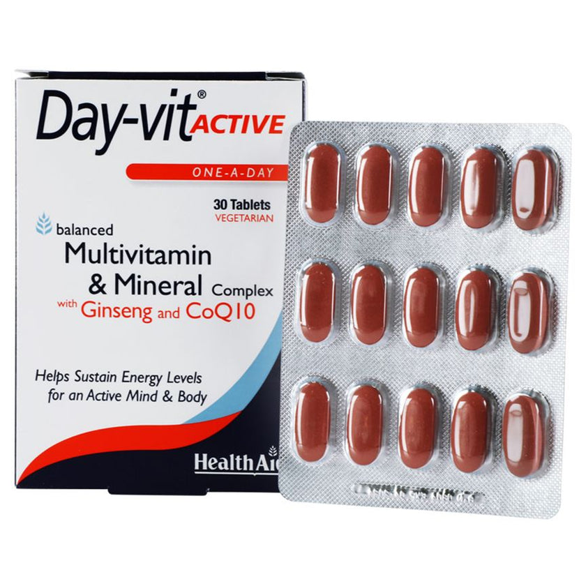 Health Aid Day Vit Active Tablet 30 PC | Kulud Pharmacy