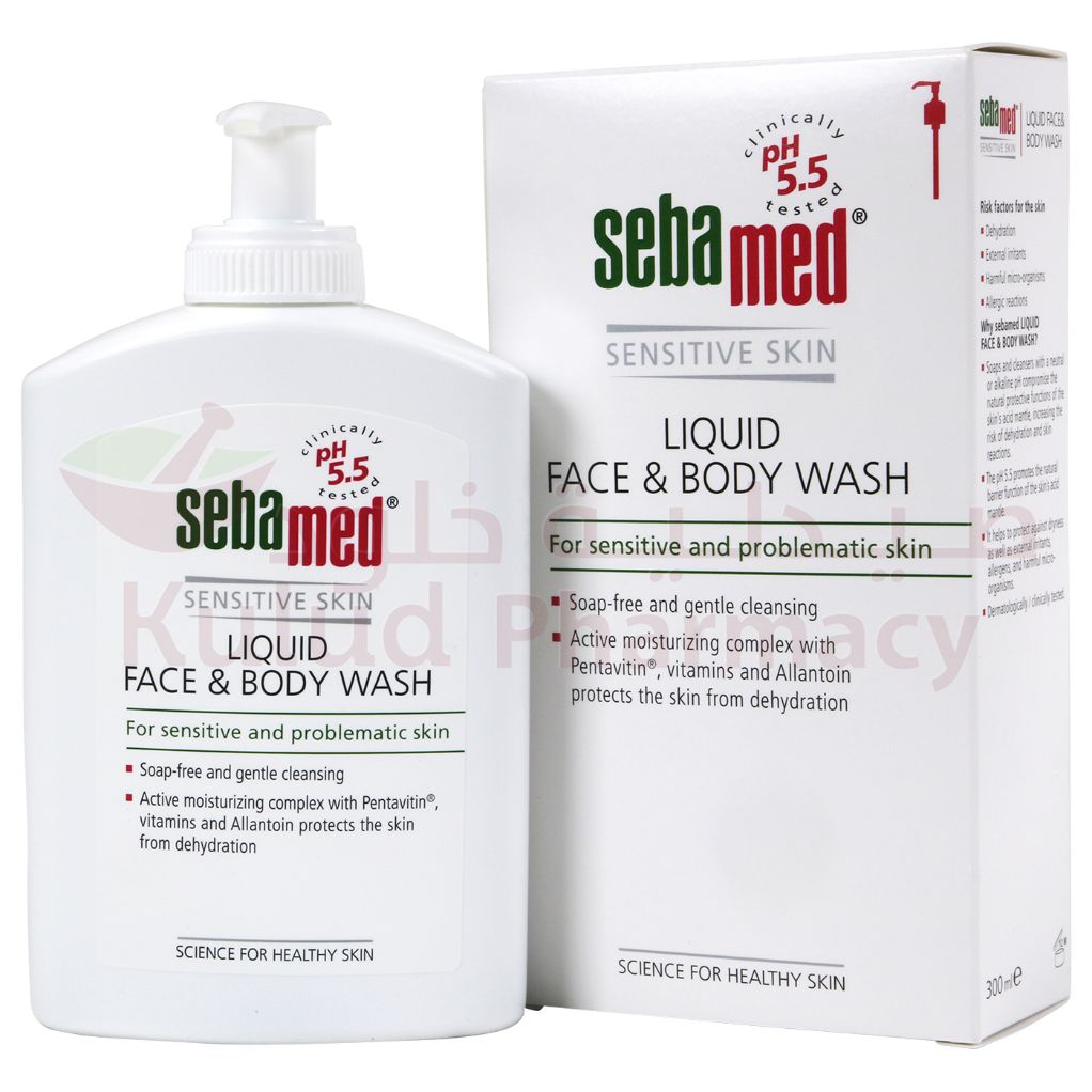 Sebamed Face And Body Wash 300 ML | Kulud Pharmacy