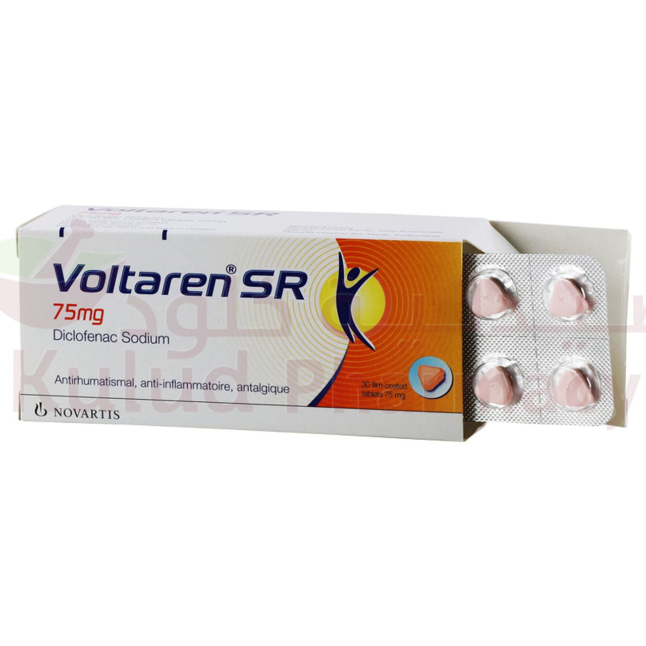 فولتارين اس ار 75 مغ 30 قرص | Kulud Pharmacy