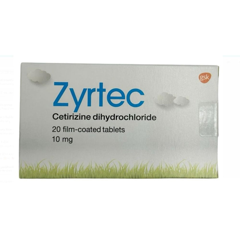 Zyrtec Tablet 10 Mg 20 PC | Kulud Pharmacy