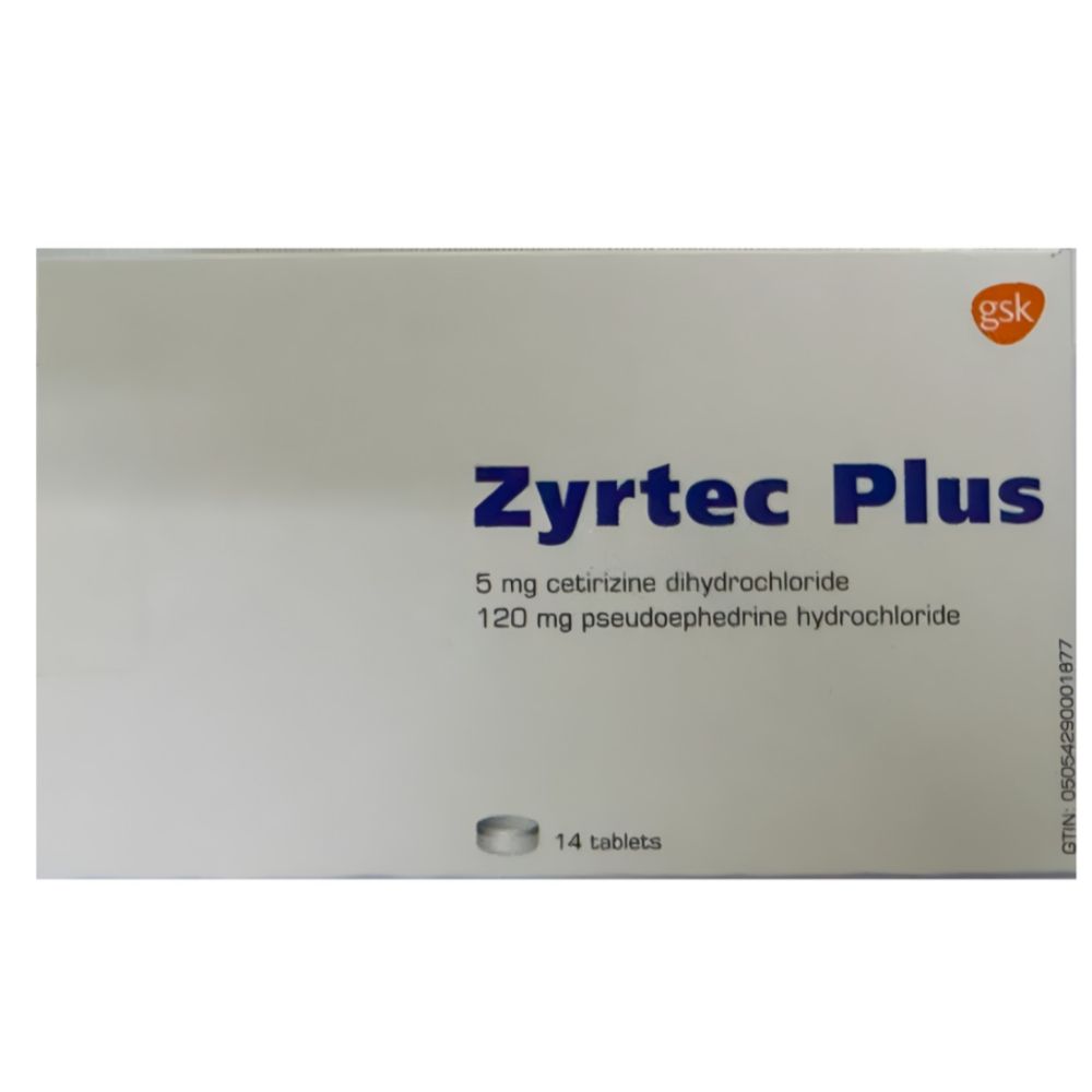ZYRTEC PLUS (CIRRUS) TAB 14 S | Kulud Pharmacy
