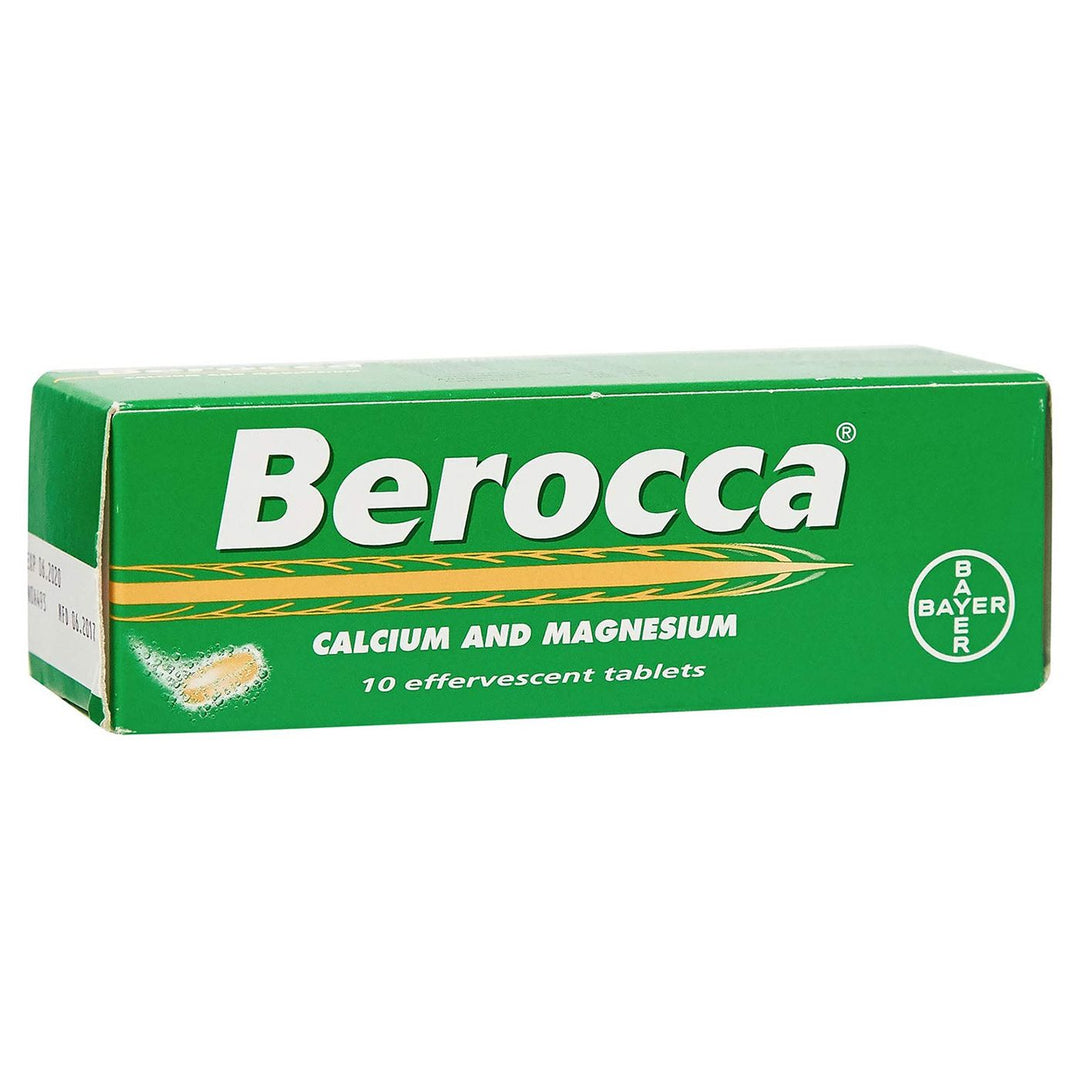 Berocca Calcium Magnesium Effervescent Tablet 10 PC | Kulud Pharmacy
