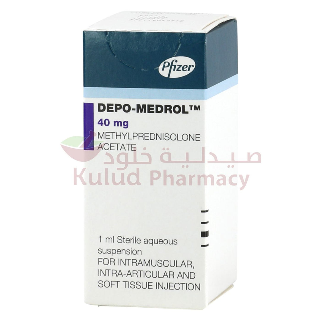 Depo Medrol Ampoule 40 Mg 1 VL | Kulud Pharmacy