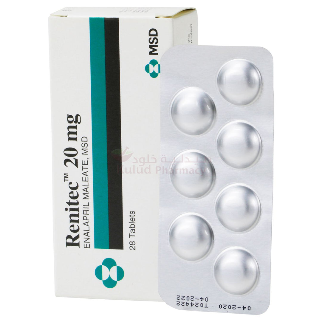 Renitec Tablet 20 Mg 28 PC | Kulud Pharmacy