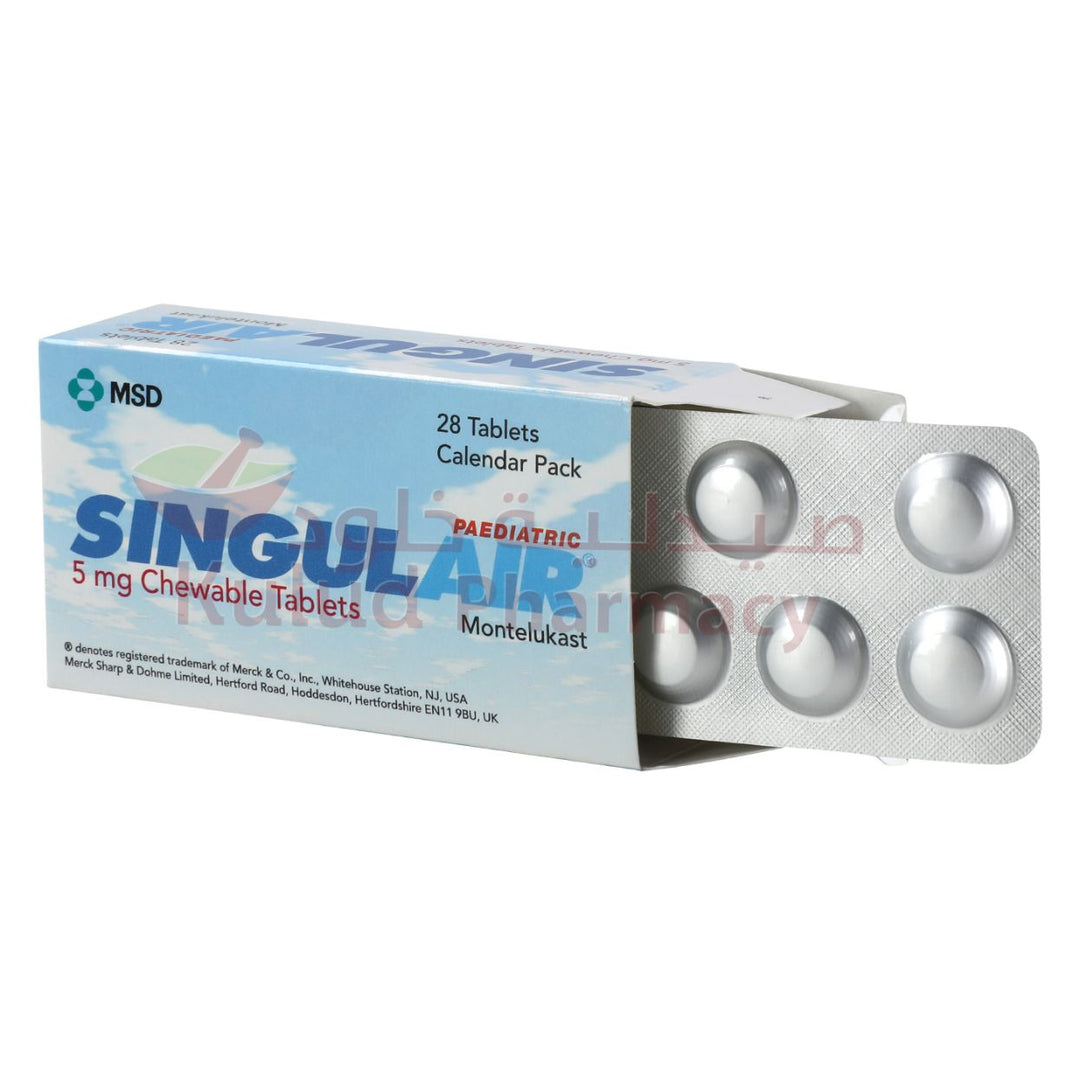 Singulair Chewable Tablet 5 Mg 28 Tab | Kulud Pharmacy