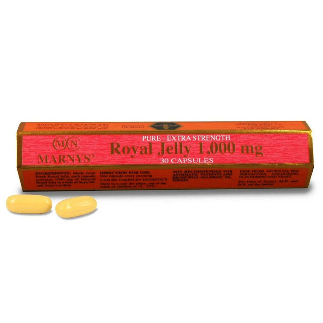 Marnys Fresh Royal Jelly Soft Gelattin Capsule 1000 Mg 30 PC | Kulud ...