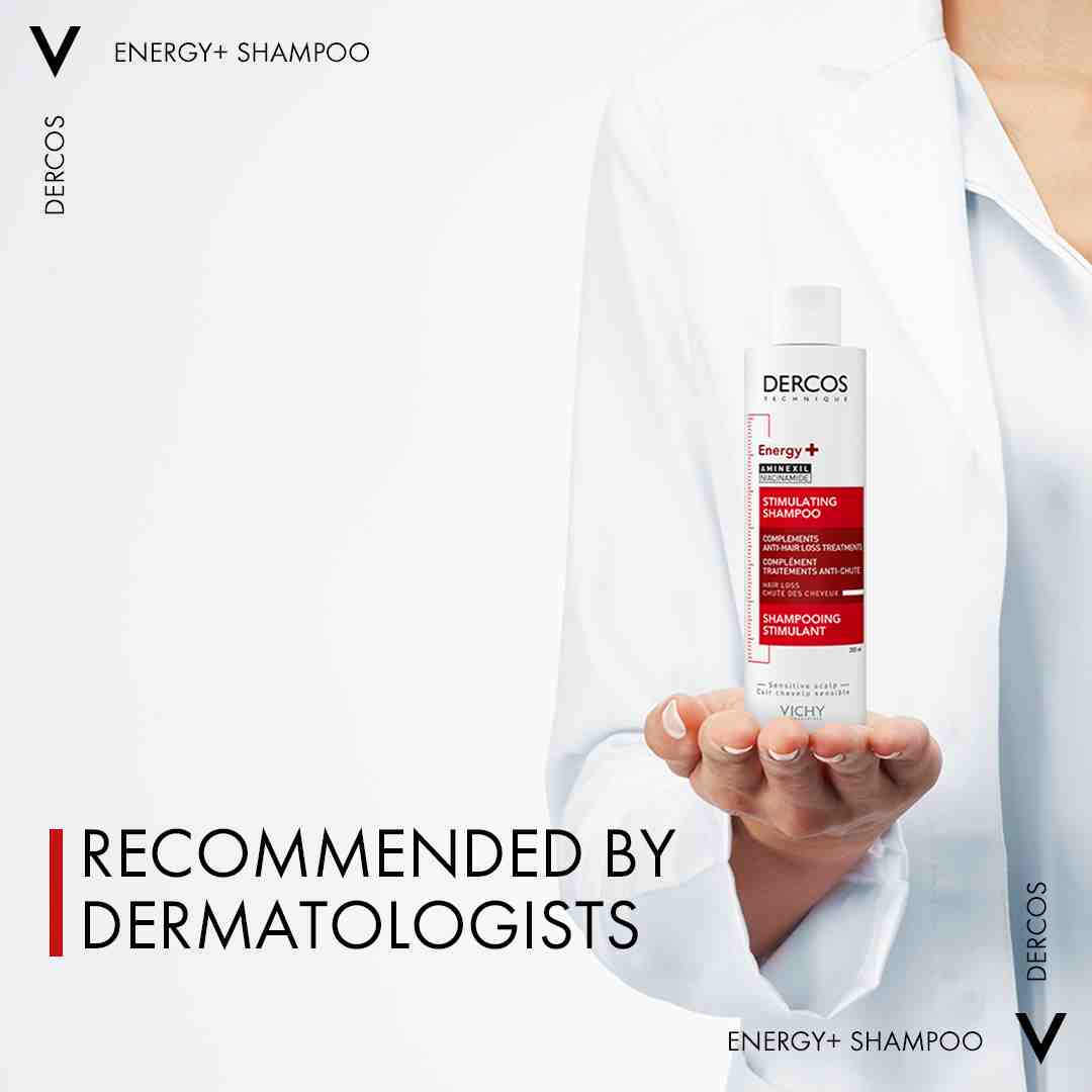 Vichy Dercos Energy + Stimulating and Anti Hair Loss Shampoo with ...