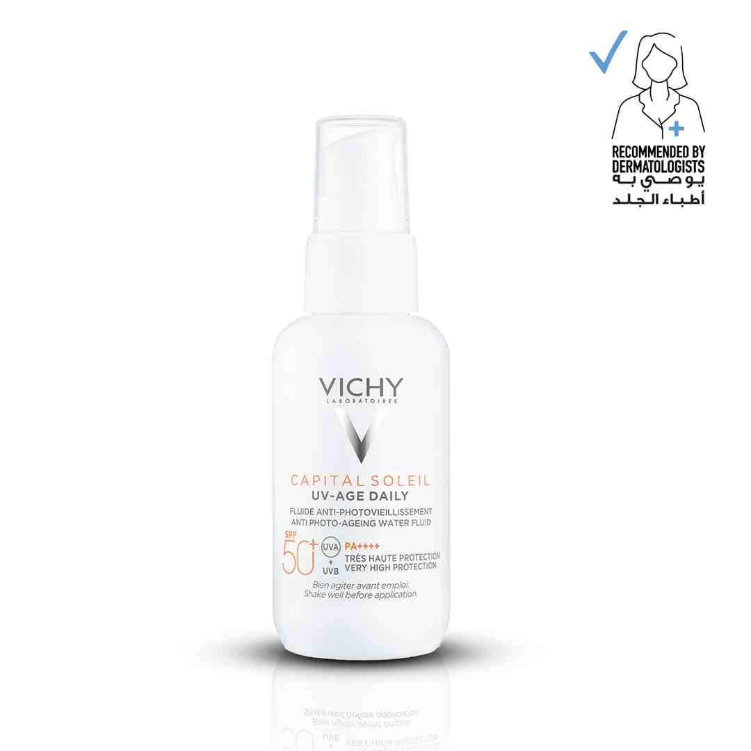 Vichy Capital Soleil UV - Age Anti Ageing Sunscreen SPF 50+ with Niacinamide 40ml | Kulud Pharmacy