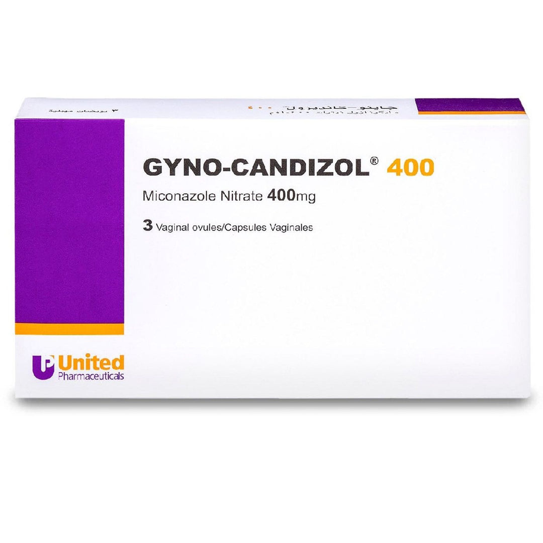 Gyno Candizol Vaginal Suppository 400 Mg 3 PC | Kulud Pharmacy