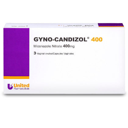 Gyno Candizol Vaginal Suppository 400 Mg 3 PC – Kulud Pharmacy