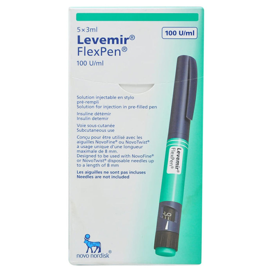 Levemir Pre-Filled Syringe 100 I.U 5 PC | Kulud Pharmacy