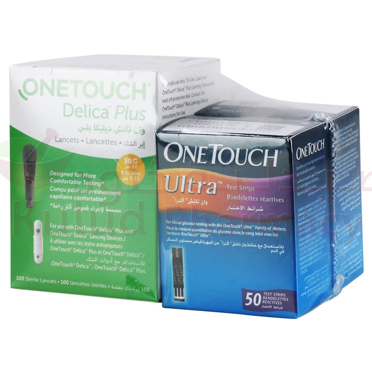 One Touch Ultra Refill Kit Strips (50 strips & 100 lancets) | Kulud ...