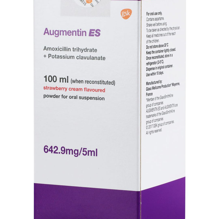 Augmentin Es Powder For Oral Suspension 600Mg 100 ML | Kulud Pharmacy