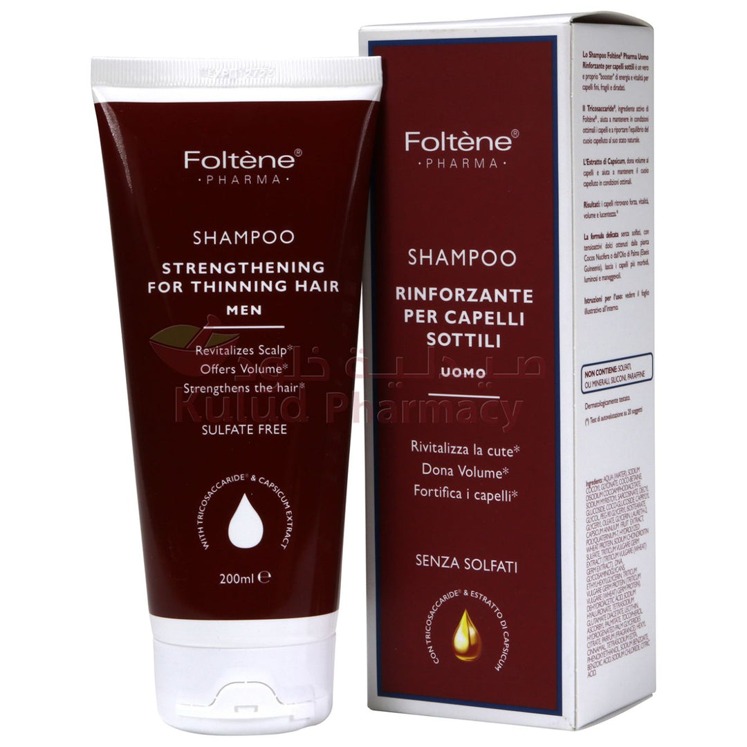 Foltene Hair Thinning Men Shampoo 200 ML | Kulud Pharmacy