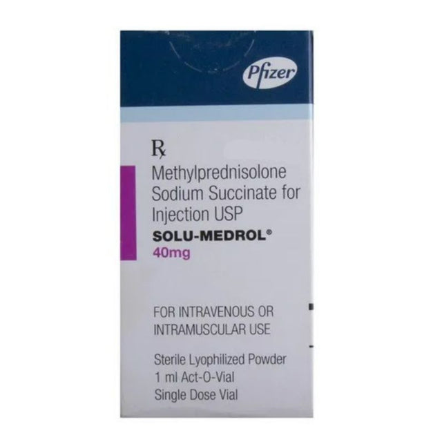 Solu Medrol Injection 40 MG – Kulud Pharmacy