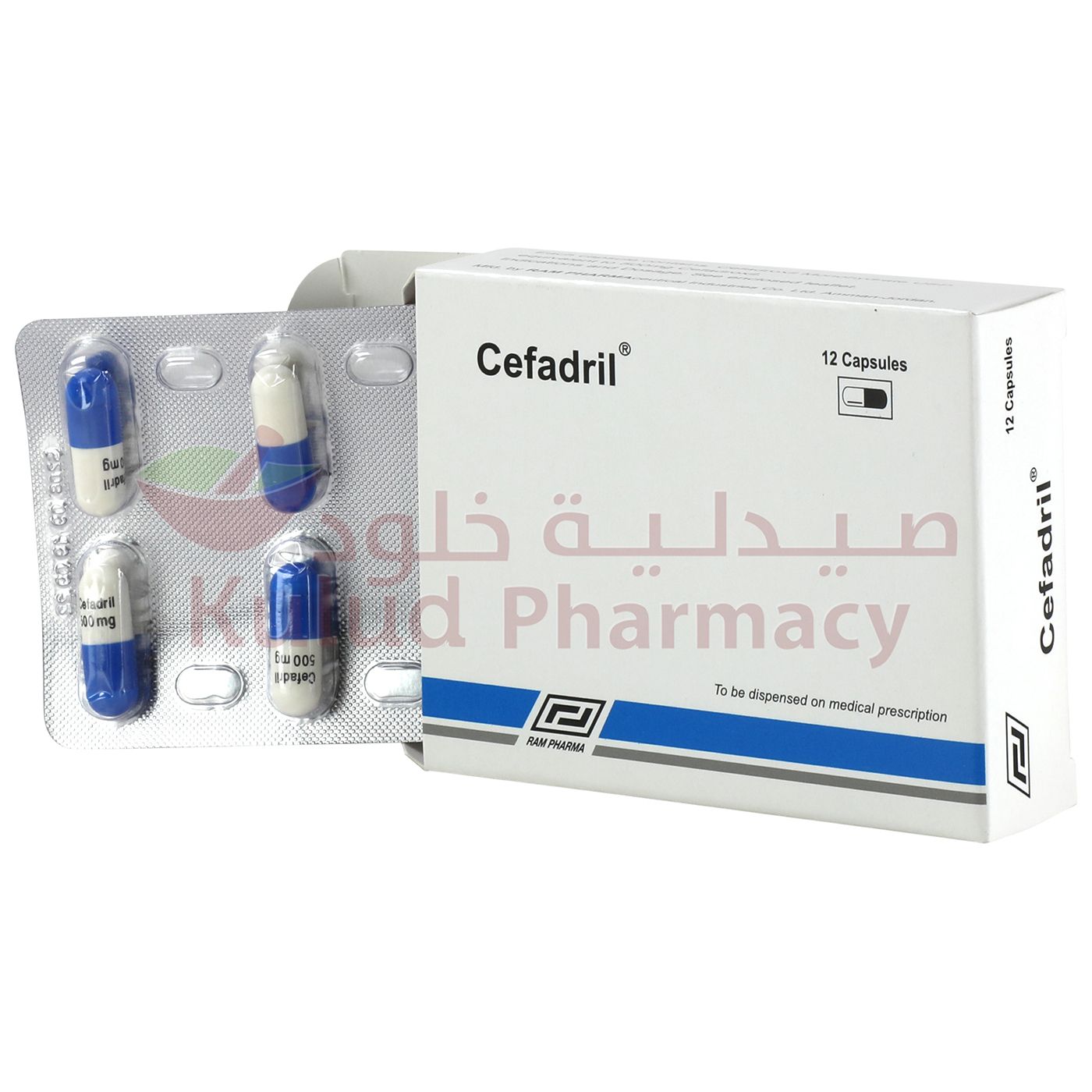 Cefadril 500Mg Cap 12'S 12CAP | Kulud Pharmacy