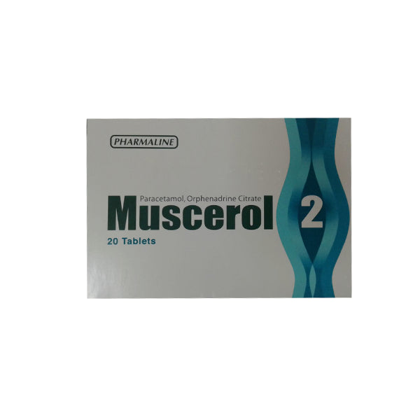 Muscerol 2 Tablet 20 PC | Kulud Pharmacy