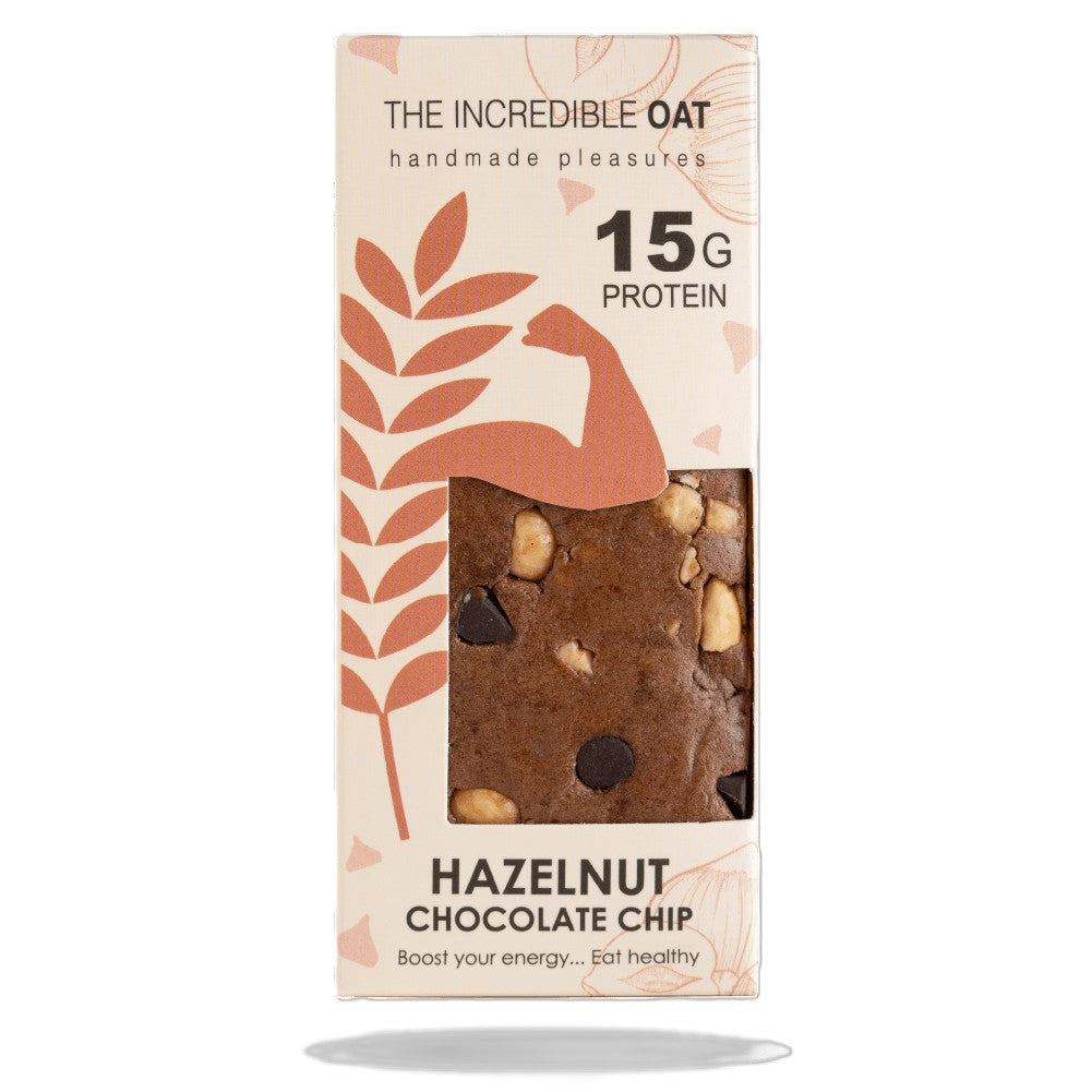 The Incredible Oat Hazelnut Chocolate Chip (Bar) 60g | Kulud Pharmacy