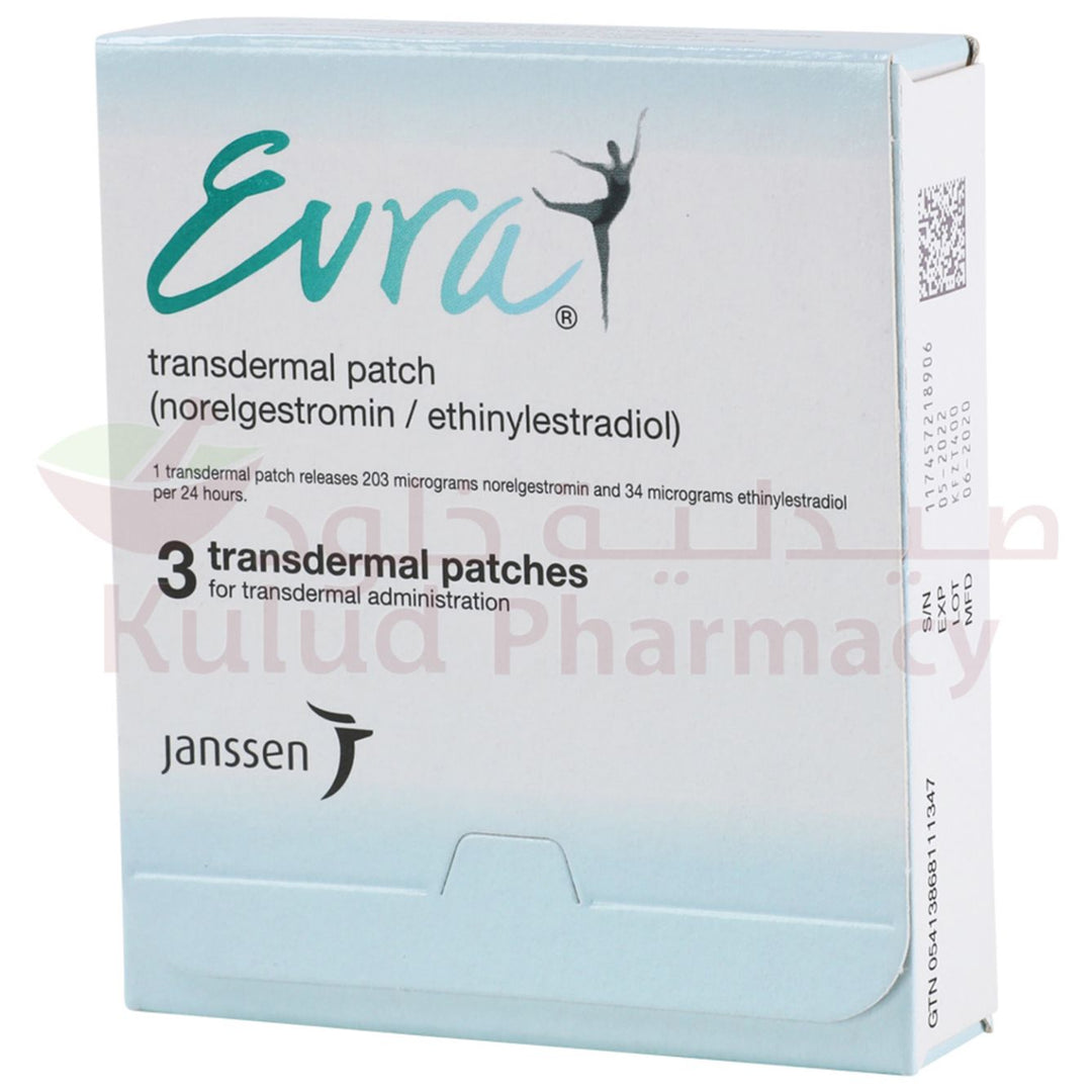 Evra Transdermal Patch 3 PC | Kulud Pharmacy