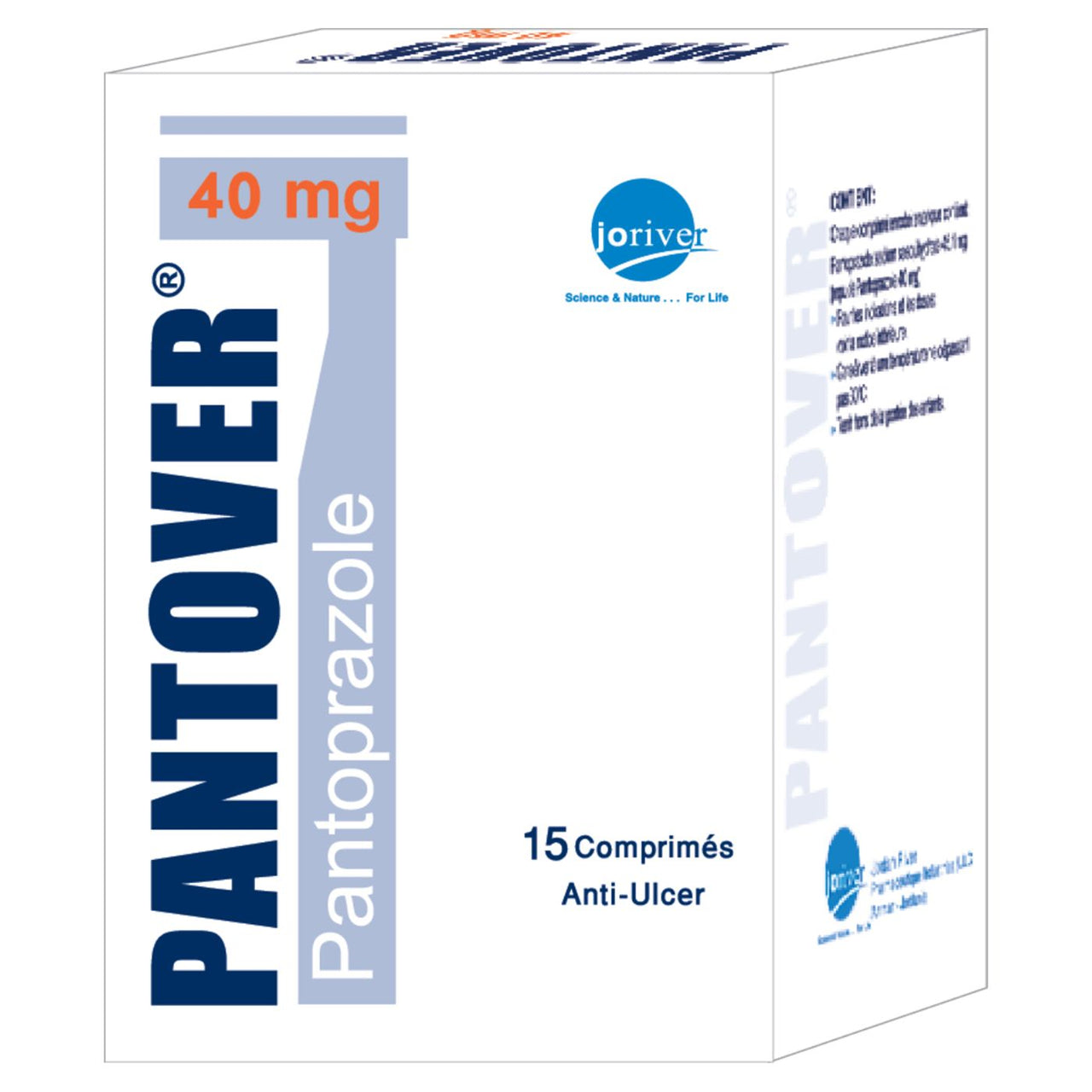 Pantover Tablet 40 Mg 15 PC | Kulud Pharmacy