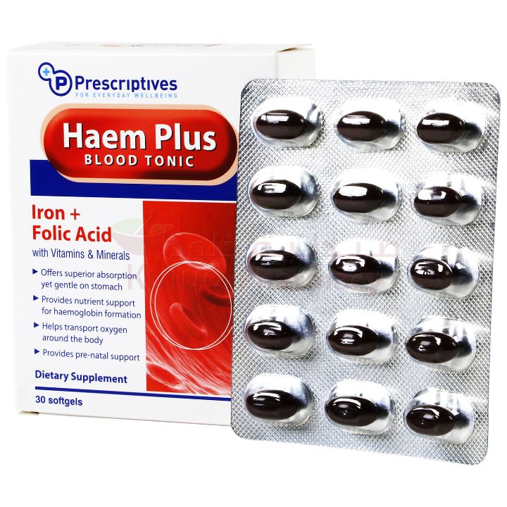 Haem Plus Blood Tonic Capsule 30 CAP | Kulud Pharmacy