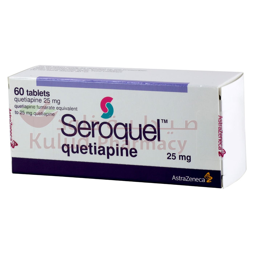 Seroquel Tablet 25 Mg 60 PC | Kulud Pharmacy
