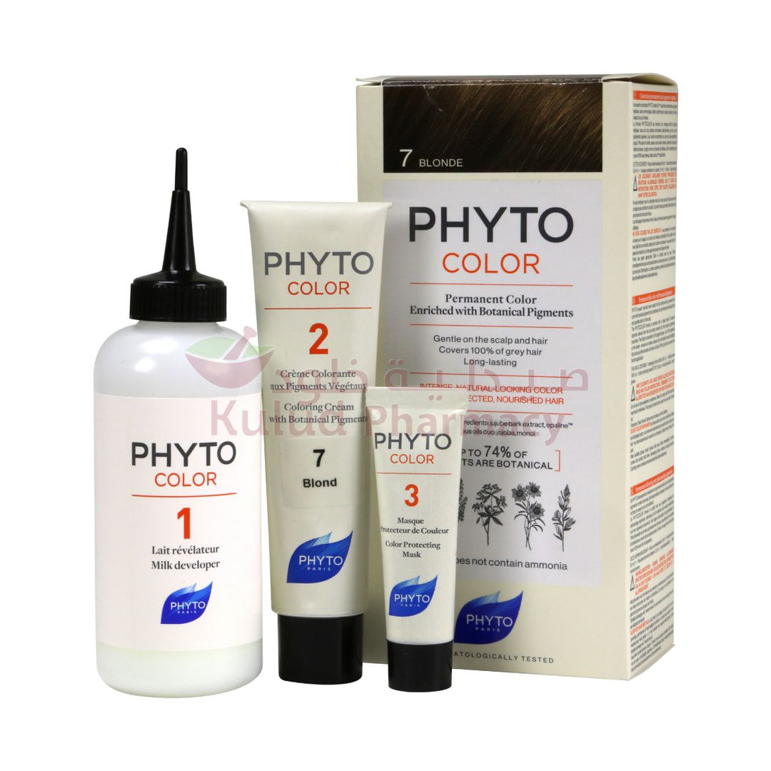 Phytocolor 07 Blond Hair Color 1 PC | Kulud Pharmacy