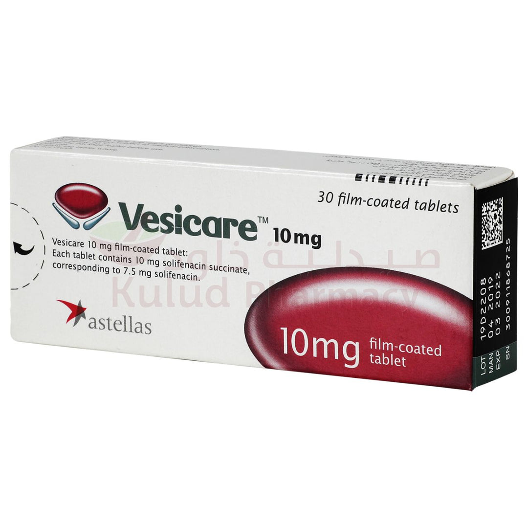 Vesicare Tablet 10Mg 30 PC | Kulud Pharmacy