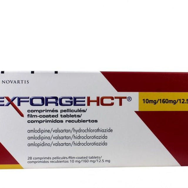 Exforge Hct Gastro-Resistant Tablet 10/160/12.5/Mg 28 PC | Kulud Pharmacy