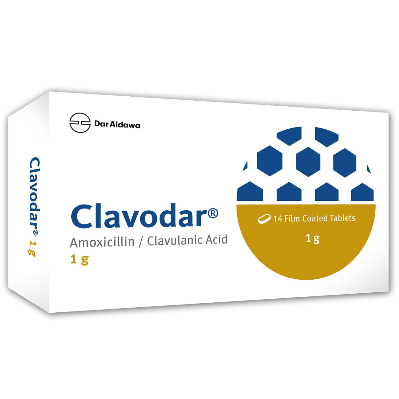 Clavodar Tablet 1G 14 Tab | Kulud Pharmacy